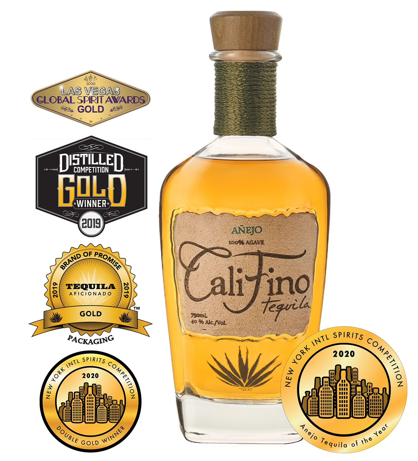 CaliFino Añejo Tequila - Aged 3 Years – CaliFino powered by Preferred ...